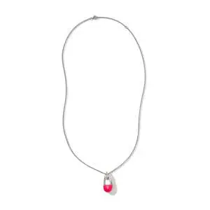 John Hardy Pebble Necklace With Diamonds And Enamel