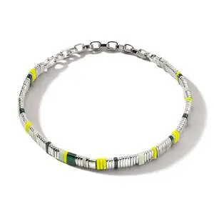 John Hardy Colorblock Choker Necklace - Silver