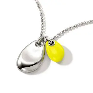 John Hardy Pebble Duo Necklace Diamonds