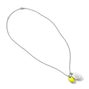 John Hardy Pebble Duo Necklace Diamonds
