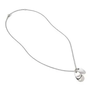 John Hardy Pebble Duo Necklace Diamonds