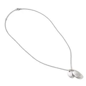 John Hardy Pebble Duo Necklace Diamonds