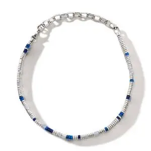 John Hardy Sterling Colorblock Choker Necklace