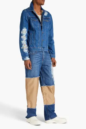 JW Anderson Distressed Denim Trucker Jacket