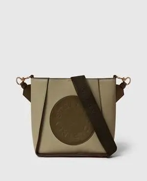 Stella McCartney Stella McCartney Stella Logo Shoulder Bag Tan