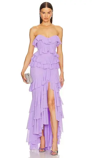 MICHAEL COSTELLO Oleksandra Gown - Lilac
