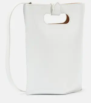 Alaïa Folded Small Leather Tote Bag