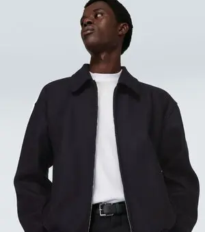 Dolce & Gabbana Wool-blend Bomber Jacket