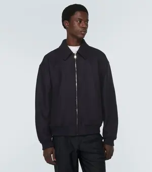 Dolce & Gabbana Wool-blend Bomber Jacket