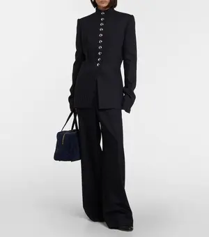 Khaite Samuel Wool-blend Jacket - Blue