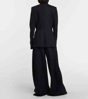 Khaite Samuel Wool-blend Jacket - Blue