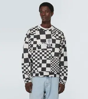 ERL Checked Cotton Jersey Sweatshirt - Multicoloured