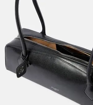 Alaïa Le Teckel Leather Shoulder Bag - Black
