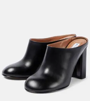 Alaïa Babylone Leather Mules