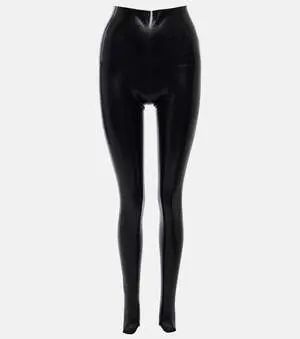 Alaïa Latex Leggings