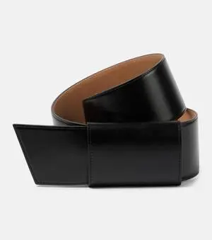 Alaïa Knot Leather Belt - Black