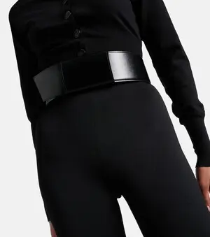 Alaïa Knot Leather Belt