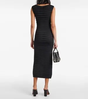 Alaïa Ribbed Midi Dress