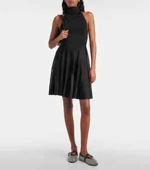Alaïa Embellished Fishnet Ballet Flats