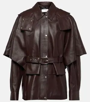 Chloé Layered Leather Jacket
