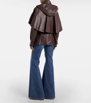 Chloé Layered Leather Jacket