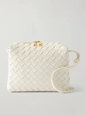 Bottega Veneta Small Drop Loop Crossbody Bag - White