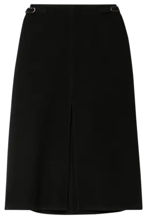 Gabriela Hearst Morelos Cashmere-felt Midi Skirt