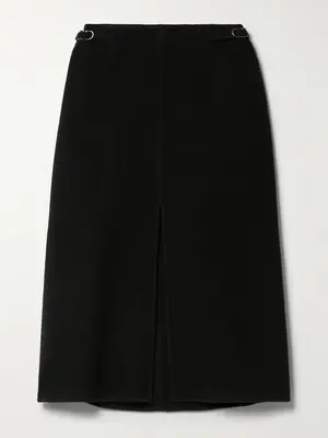 Gabriela Hearst Morelos Cashmere-felt Midi Skirt