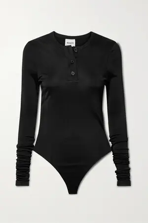 Khaite Janelle Stretch-jersey Bodysuit - Black