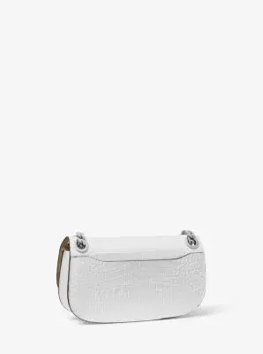 Michael Kors Christie Embossed Leather Envelope Bag