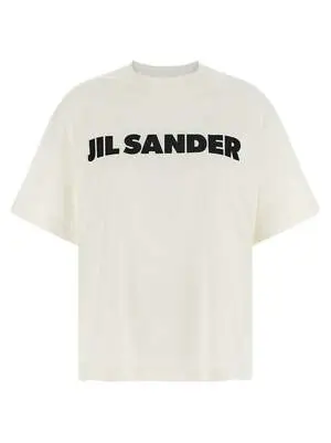 JIL SANDER T-shirt With Logo - White/black
