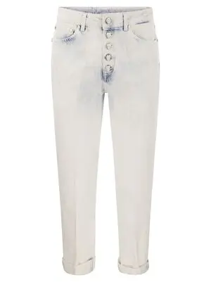 DONDUP Koons Loose Jeans With Jewelled Buttons