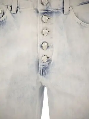 DONDUP Koons Loose Jeans With Jewelled Buttons