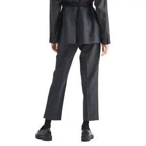Prada Virgin Wool Pants - Gray
