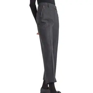 Prada Virgin Wool Pants - Gray
