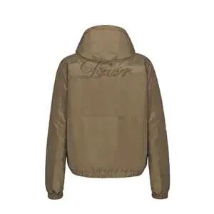 Dior X Kenny Scharf Logo Embroidered Hooded Jacket - Green
