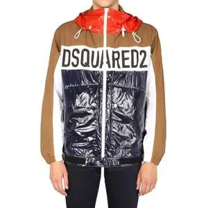 Dsquared2 Logo Hooded Windbreaker - Black