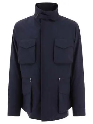 Dolce & Gabbana Technical Fabric Safari Jacket - Blue