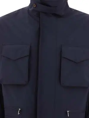 Dolce & Gabbana Technical Fabric Safari Jacket - Blue
