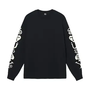 StÜssy Hearts And Spades Long-sleeve Tee - Black
