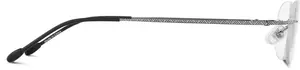 Zenni Lightweight Oval Rimless Titanium Frame Eyeglasses - Gray