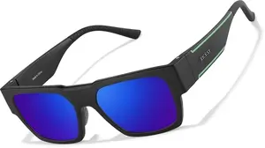 Zenni Rectangle Full Rim Plastic Frame Black