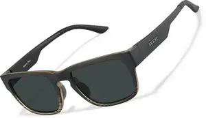 Zenni Rectangle Full Rim Plastic Frame - Black
