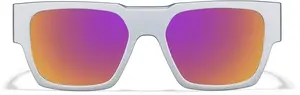 Zenni Sporty Rectangle Full Rim Glasses - Silver