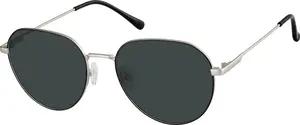 Zenni Aviator Full Rim Sunglasses - Black