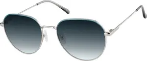 Zenni Aviator Full Rim Sunglasses - Blue