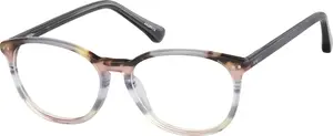 Zenni Square Full Rim Frame Glasses Desert