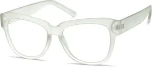 Zenni Square Full Rim Frame Glasses Lagoon