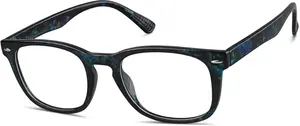 Zenni Square Full Rim Frame Pattern