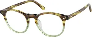 Zenni Classic Round Eyeglasses - Forest